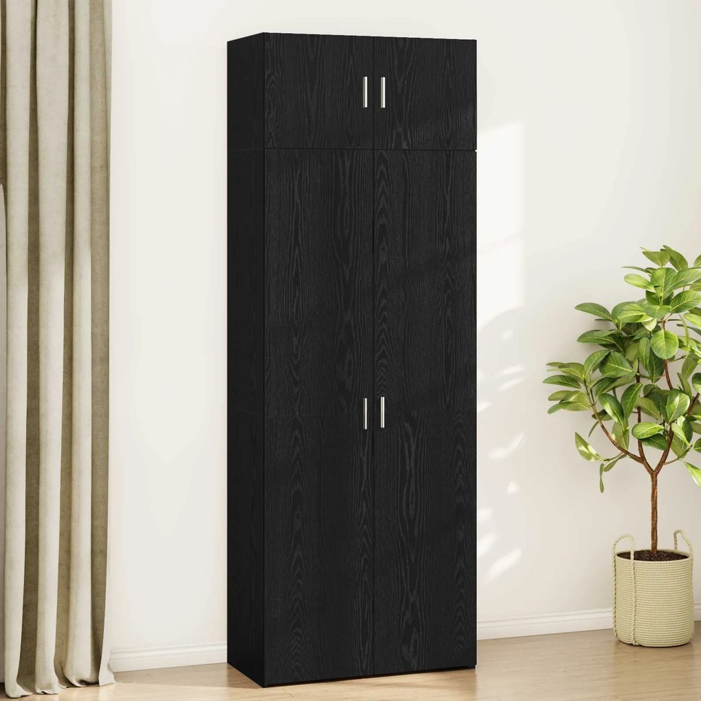 Úložná skříňka 3 ks Černý dub 80 x 42,5 x 225 cm 3394517