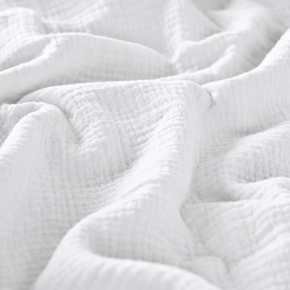 Mušelínové povlečení White Velikost: 140 x 200 + 70 x 90