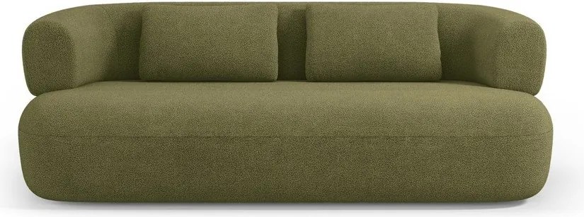 Zelená pohovka z textilie bouclé 178 cm Jenny – Micadoni
