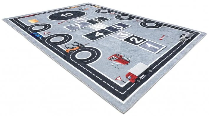 Dywany Łuszczów Dětský kusový koberec Bambino 2279 Hopscotch grey - 120x170 cm