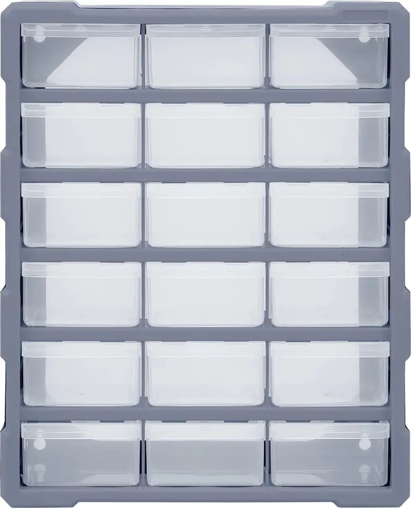 Organizér s 18 středně velkými zásuvkami 38 x 16 x 47 cm 149598