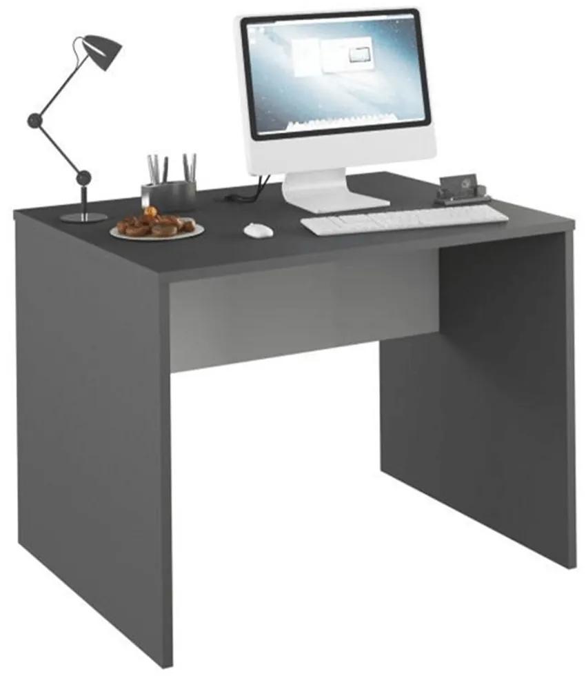 PC stůl, grafit / bílá, Rioma TYP 12