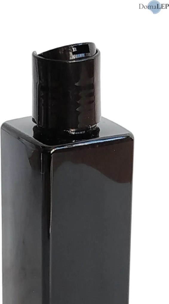 Dávkovač na mýdlo 250 ml černý s černým DISC TOP LUNA