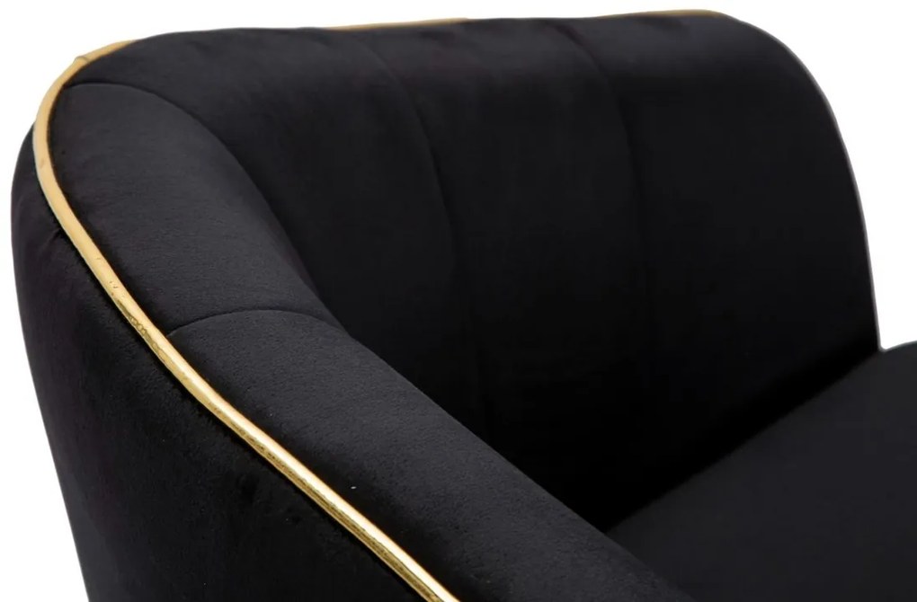Designové křeslo Dandelion černé