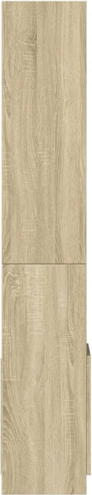 Skříň highboard dub sonoma 92 x 33 x 180 cm kompozitní dřevo 3309620