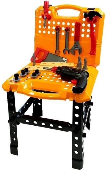 LEAN Toys Velká sada pro kutily, rozkládací v kufříku