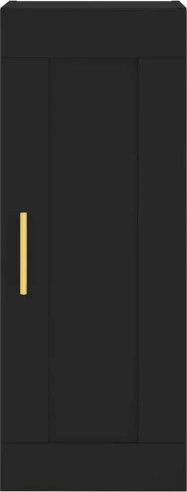 vidaXL Skříň highboard 34,5 x 34 x 180 cm kompozitní dřevo [3200442] Barva: bílá s vysokým leskem