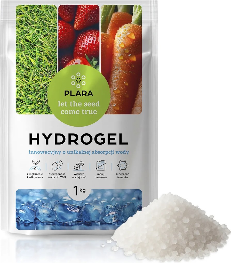 Hydrogel Zahradnické Bio Hnojivo 10 Kg Pěstování Zeleniny A Ovoce Ekologické Zavlažování