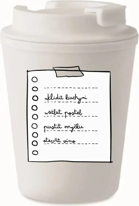 Malý personalizovaný termohrnek TO DO List (300 ml)