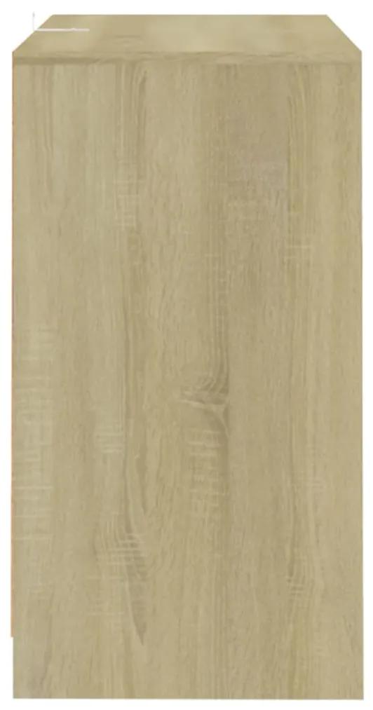 Příborníky 2 ks dub sonoma 70 x 41 x 75 cm kompozitní dřevo,  3098091