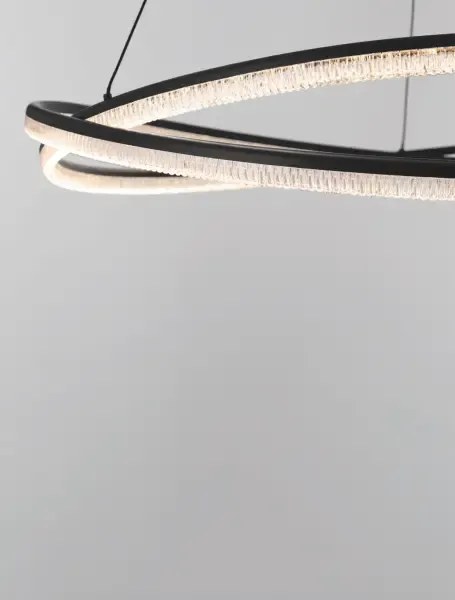 Designový lustr Ophelia černá