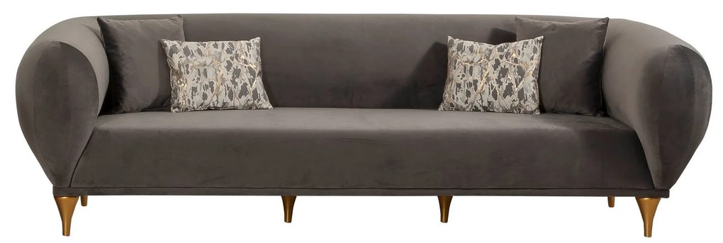 Hanah Home Třímístná pohovka MEBLON antracit 867UNQ1549