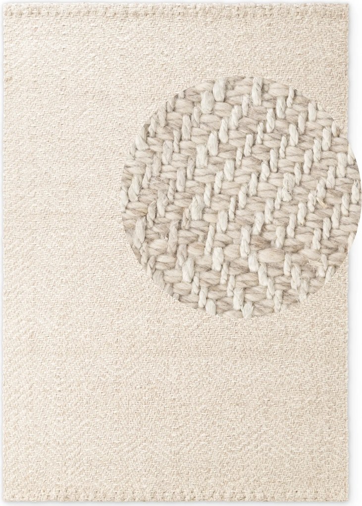 ELLE Decoration, Kusový koberec Majoli 106238 White z kolekce Elle, 80x150, bílá, chodba / předsíň