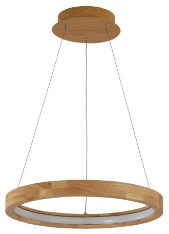 Brilagi - LED Lustr na lanku UMEA WOOD LED/30W/230V pr. 40 cm dřevo