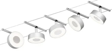 Paulmann 94475 - SADA 5xLED/5W Bodové svítidlo CIRCLE 230V matný chrom