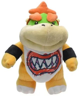 Plyšové hračky Super Mario Bros Varianta: Bowser Jr. stojící, 20 cm