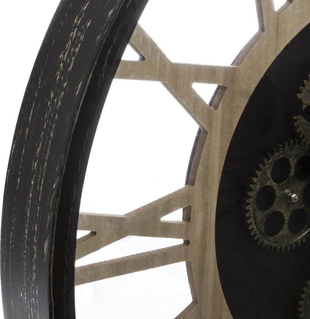 Půdní nástěnné hodiny s viditelným mechanismem, Ø 57 cm