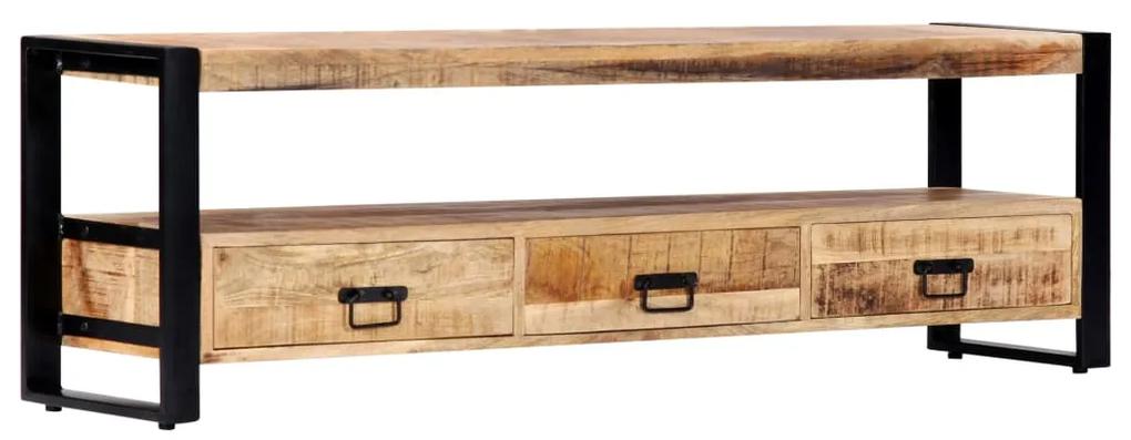 vidaXL TV stolek 150 x 30 x 45 cm masivní mangovníkové dřevo