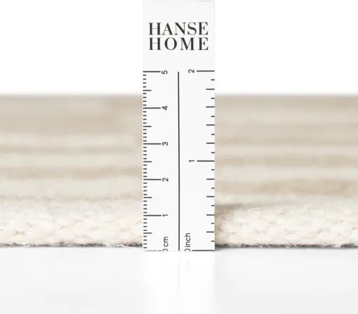 Oboustranný koberec Hanse Home Vika béžový / přírodní / bílý