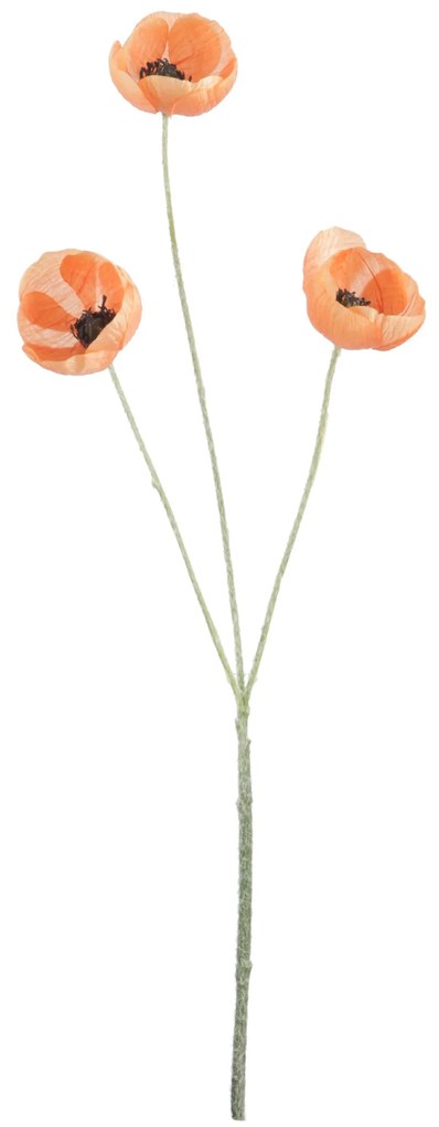 Umělá dekorativní květina Vlčí mák - 15*7*50 cm
