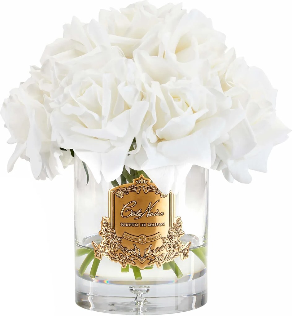 Côte Noire Luxury Grand Bouquet kytice 13 parfémovaných růží Ivory White