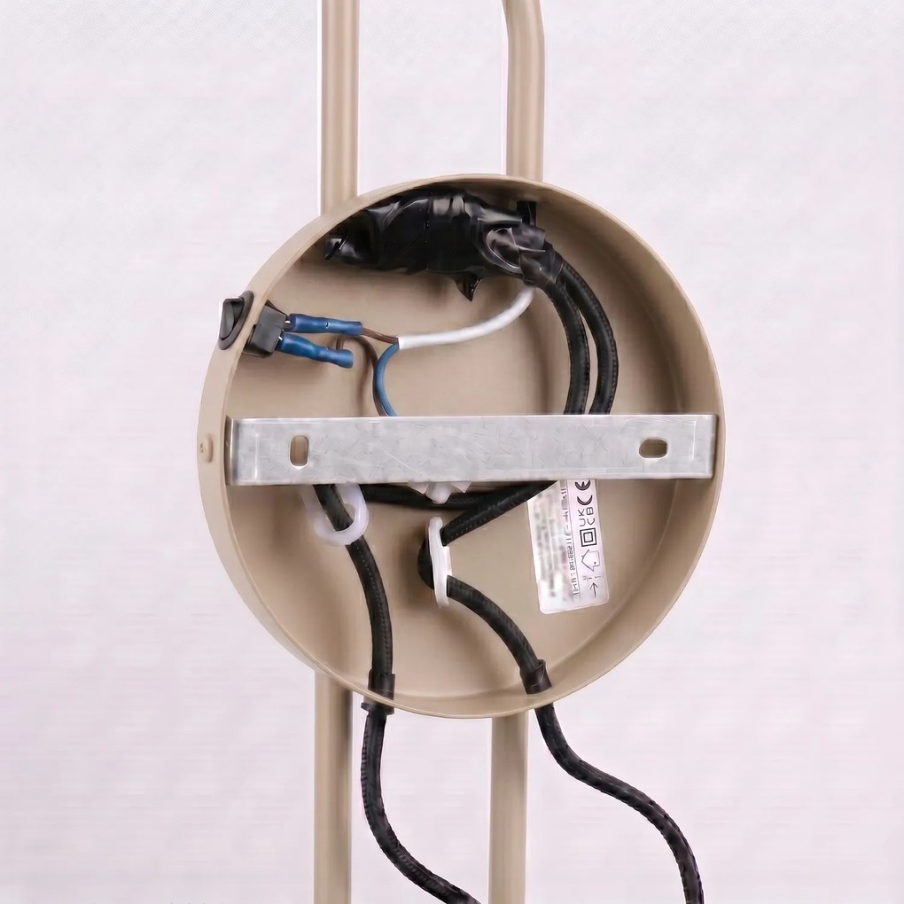 Sollux Lighting Nástěnné svítidlo NOX 2 taupe s vypínačem