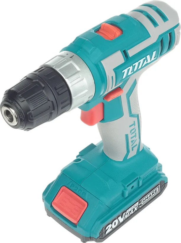 Vrtací šroubovák aku, 20 V Li - ion (1 × ), 2000 mAh TOTAL TDLI20024