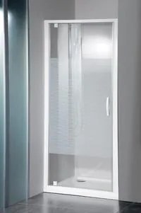 ETERNO GE6680 sprchové dveře do niky 800/1900, bílá, sklo Strip - Gelco