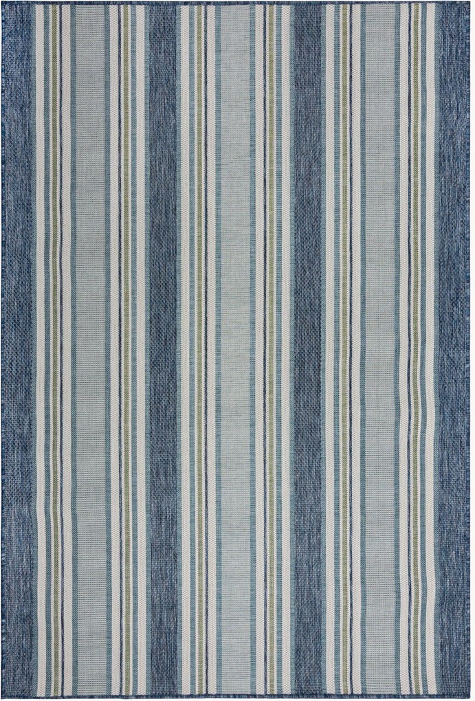 Interiérový/exteriérový plochý koberec Roma Stripe