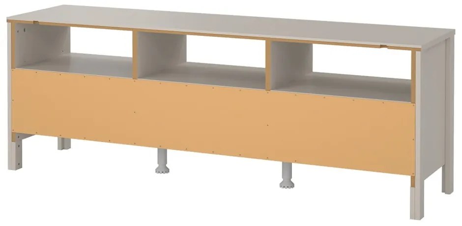 Šedobéžový TV stolek 151x54x38 cm Madrid – Tvilum