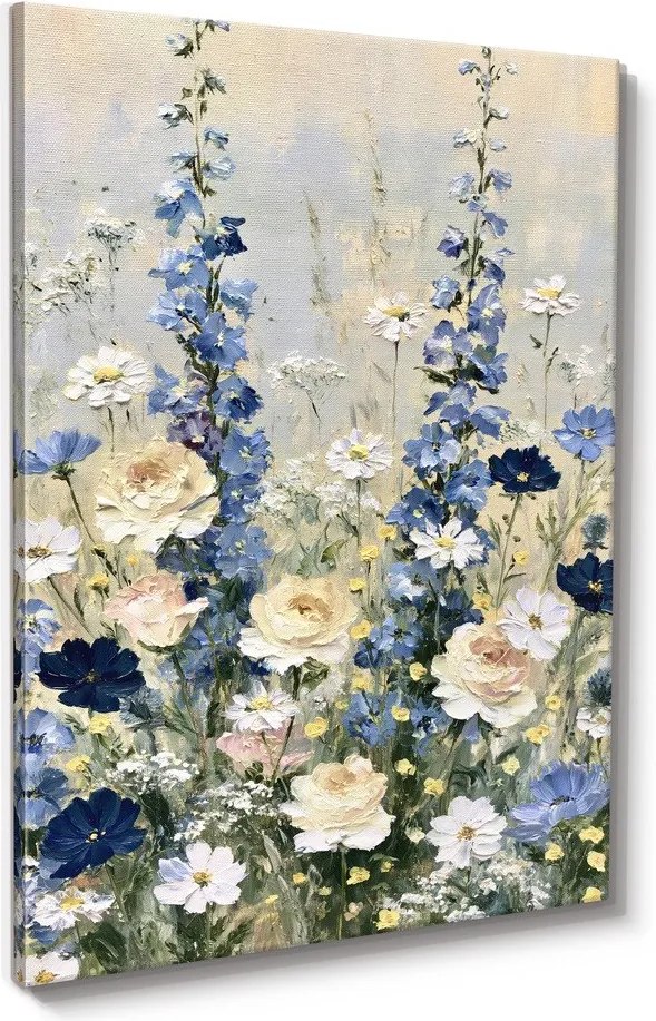 Tištěný obraz na plátně 60x80 cm Blue Meadow – Styler