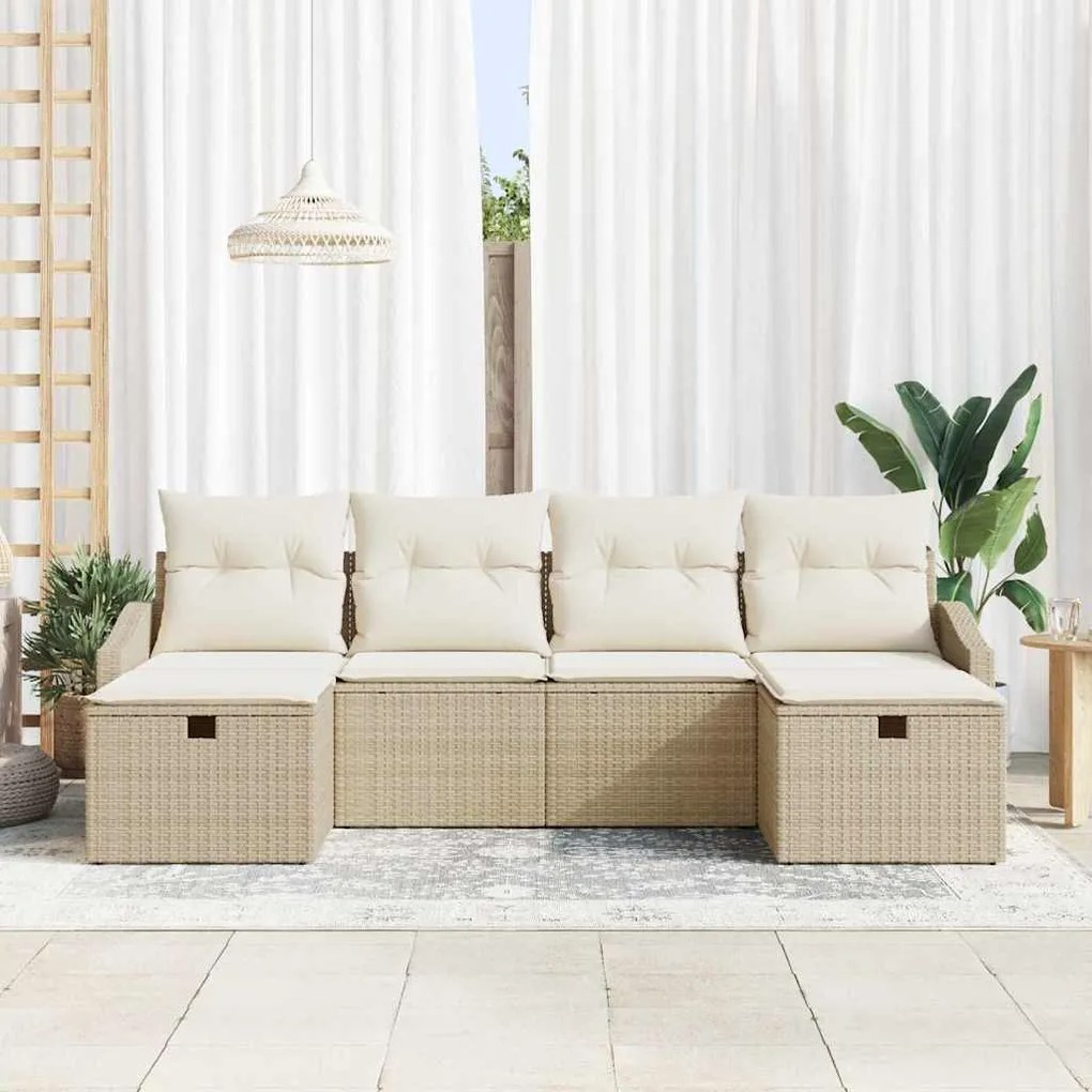 Set pohovek 6 ks polyratan 3360652