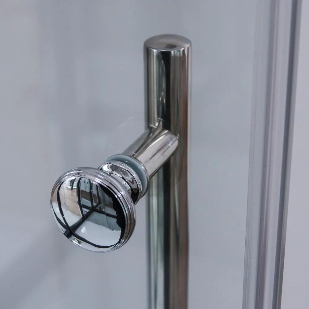 Posuvné sprchové dveře v kombinaci s pevnou stěnou KID2+KIB Viz technická specifikace Transparent Brillant KID2/2000+KIB/1000 2000 1000 KID2/2000_KIB/1000