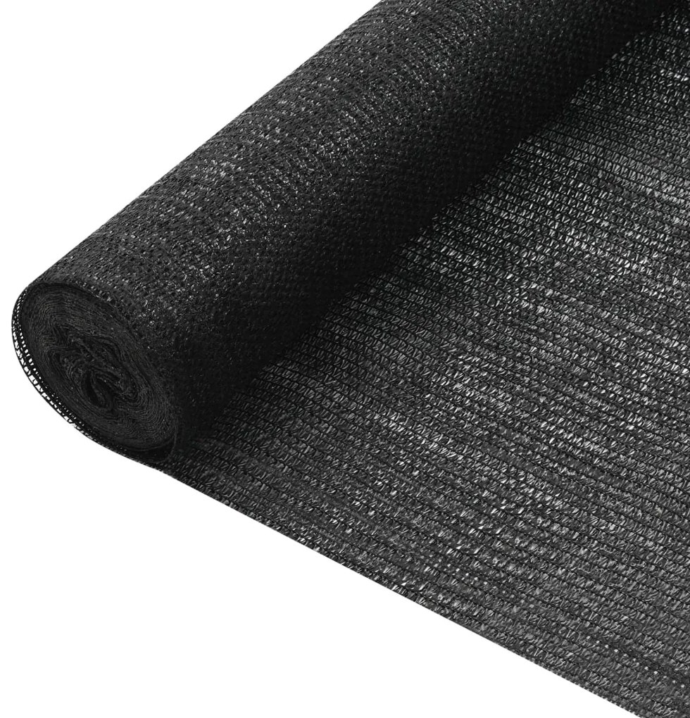 Stínící tkanina černá 2 x 10 m HDPE 75 g/m² 149329