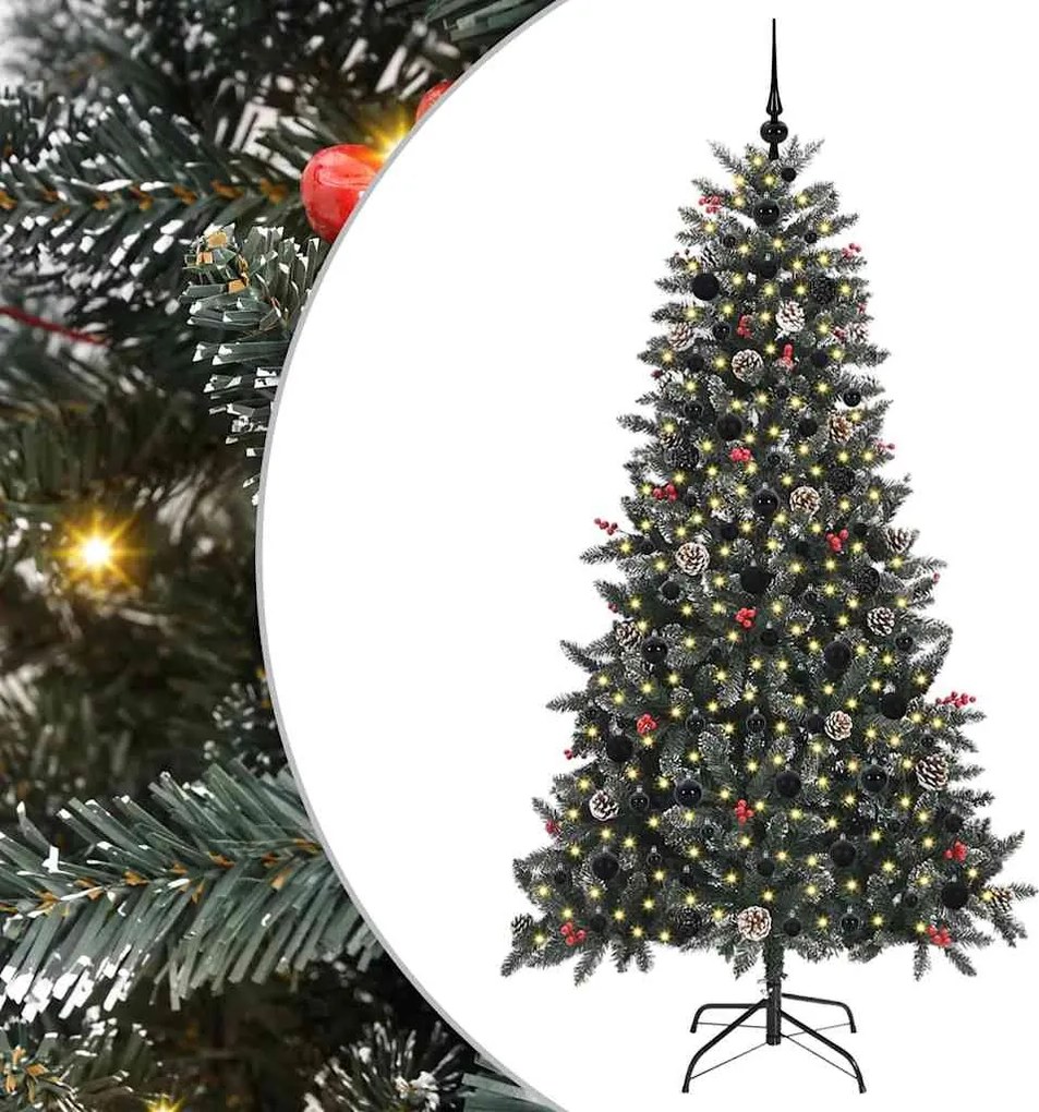 Umělý vánoční stromeček Zelená 180 cm PVC, plast a ocel 3395881