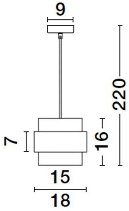 Nova Luce Závěsné svítidlo SIANNA kouřové sklo mosazný zlatý kov E27 1x12W