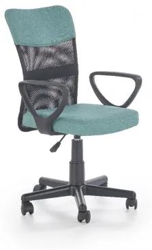 Halmar dětská židle TIMMY barevné provedení tyrkysová / černá