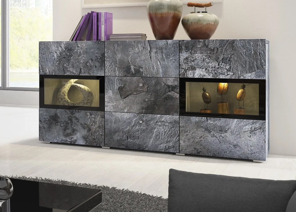 Komoda BRYCE, schiefer