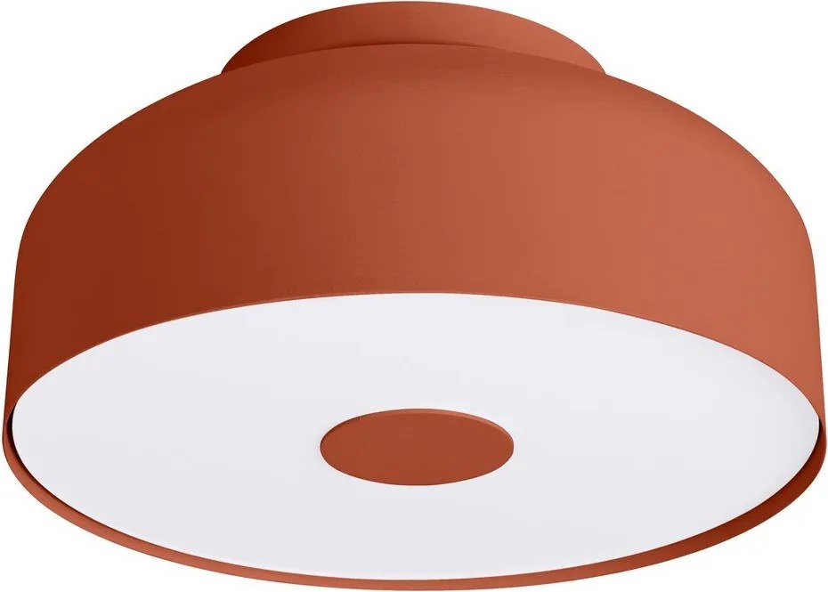 Oranžové kovové stropní svítidlo ø 30 cm Blacko – Sollux