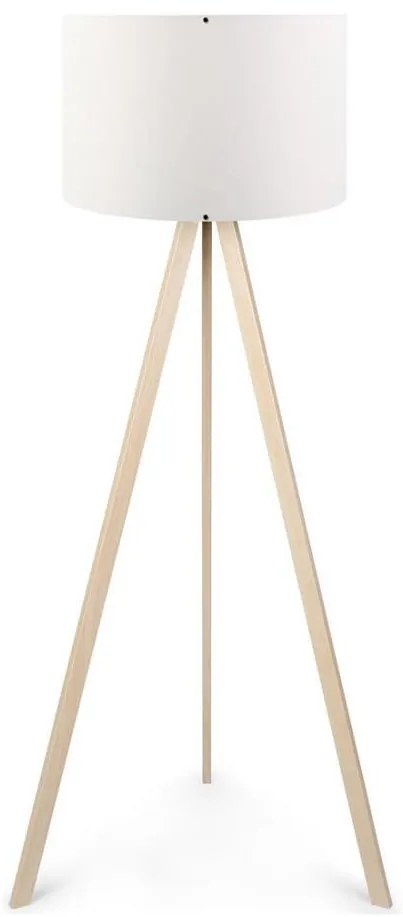 Stojací lampa AYD 1xE27/60W/230V bílá/béžová