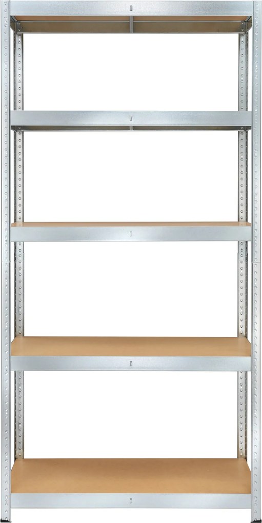 Parkside® Vysokozátěžový regál s 5 policemi, 180 x 90 x 40 cm