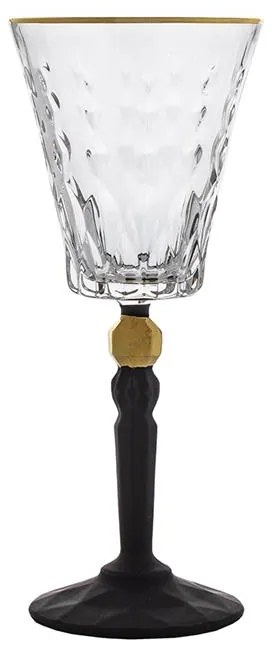 BOHEMIA PRESTIGE CONTE BLACK SKLENICE NA VÍNO 260ML SADA 6 KS