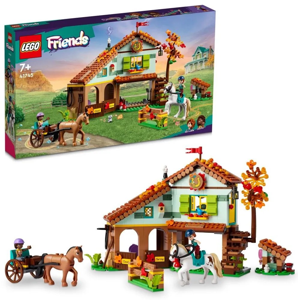Lego stavebnice lego friends 41745 autumn a její koňská stáj