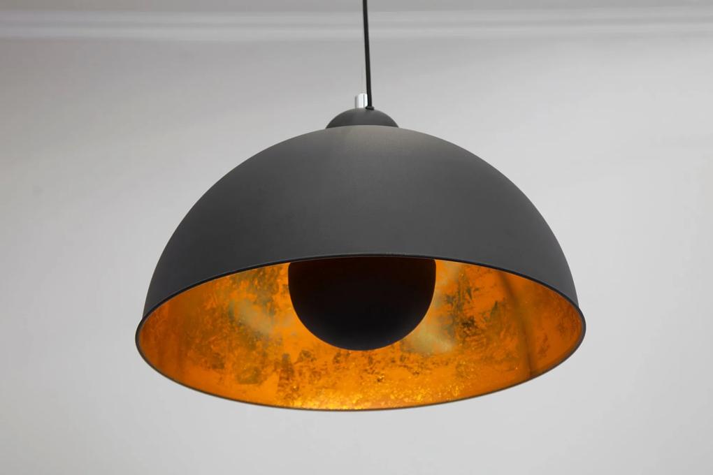 Invicta Interior Designový kovový lustr černý - Equlei