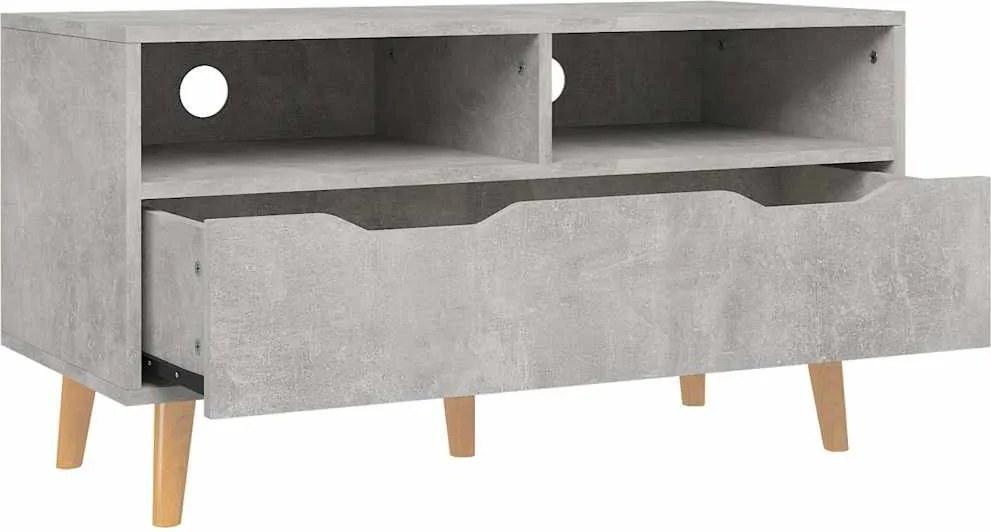 TV skříňka betonově šedá 90 x 40 x 48,5 cm kompozitní dřevo 326781