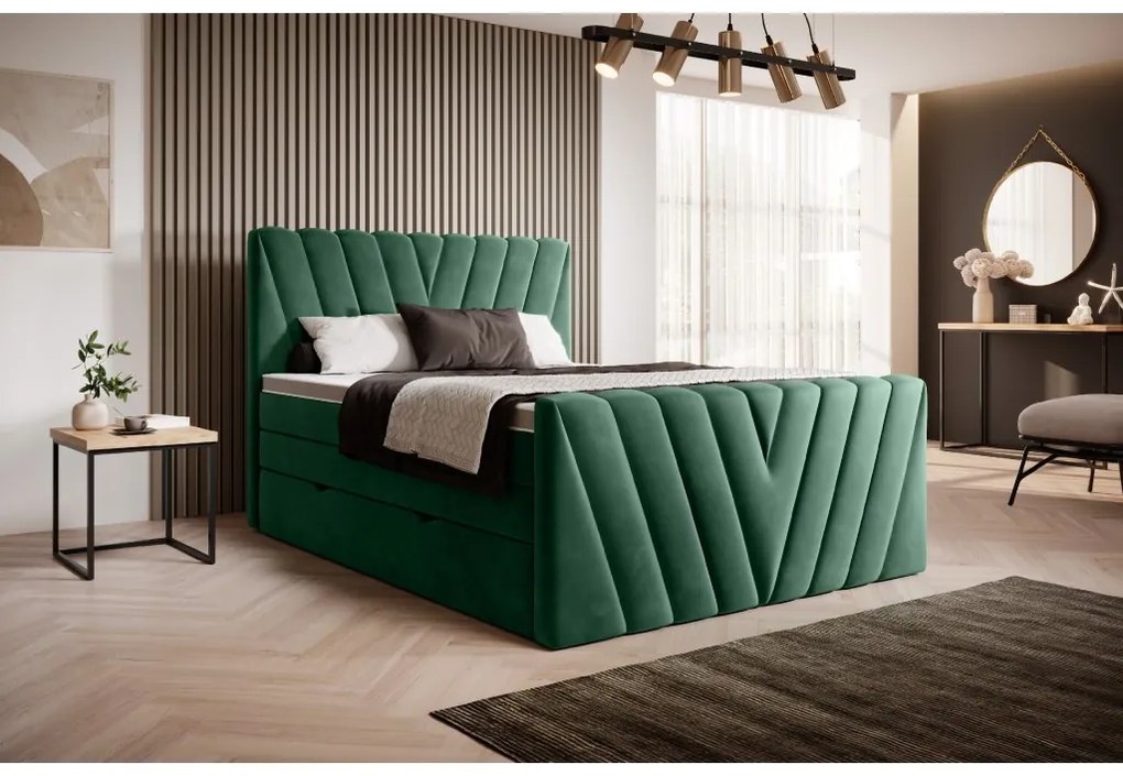 Candice boxspring postel 160X200 Materiál / Dekor: Lukso 39