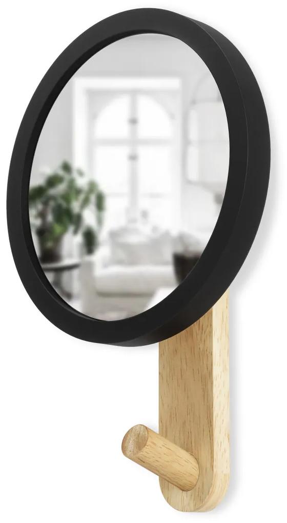 Zrcadlo s háčkem Umbra HUB - přírodní