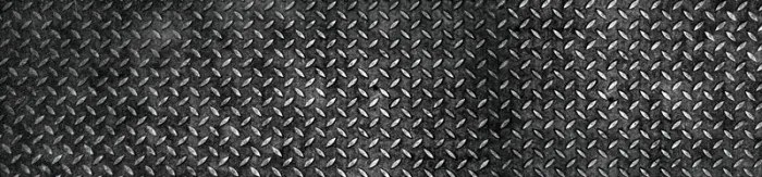 DIMEX | Fototapeta do kuchyně Kovová plošina KI-260-068 | 260 x 60 cm | černá, metalická