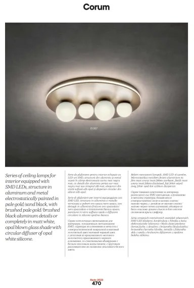 Redo 01-2657 - LED Stropní svítidlo CORUM LED/48W/230V 3000K pr. 49cm CRI90 bílá