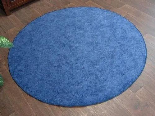 MAXMAX Kulatý koberec SERENADE - modrý